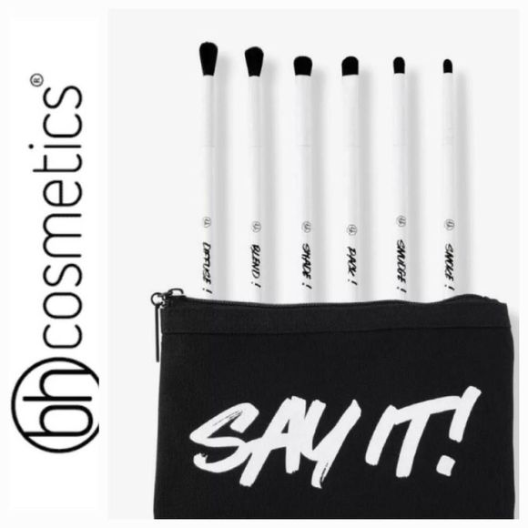 BH Cosmetics | Makeup | Bhsay It 6 Piece Eye Brush Set Wbag | Poshmark